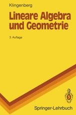 Lineare Algebra und Geometrie | Springer Nature Link (formerly ...