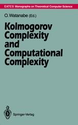 Kolmogorov Complexity and Computational Complexity | SpringerLink