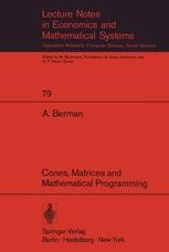 Cones, Matrices and Mathematical Programming | SpringerLink