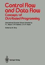 Control Flow and Data Flow: Concepts of Distributed Programming: International Summer School ...