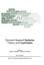 Decision Support Systems: Theory and Application | SpringerLink
