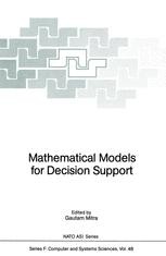 Mathematical Models for Decision Support | SpringerLink