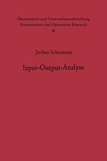 Input-Output-Analyse | SpringerLink