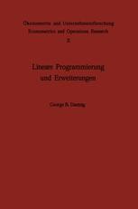Lineare Programmierung und Erweiterungen | SpringerLink