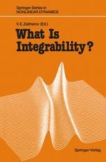 What Is Integrability? | SpringerLink