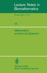 Mathematics and the Life Sciences: Selected Lectures, Canadian ...