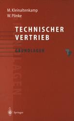 Technischer Vertrieb: Grundlagen | Springer Nature Link (formerly ...