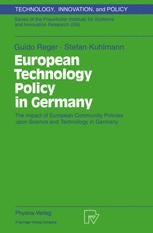 European Technology Policy in Germany: The Impact of European Community ...