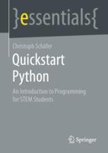 Quickstart Python: An Introduction to Programming for STEM Students | SpringerLink