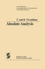 Absolute Analysis | Springer Nature Link