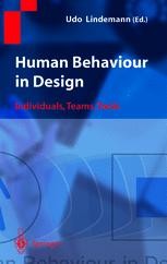 Human Behaviour in Design: Individuals, Teams, Tools | Springer Nature ...