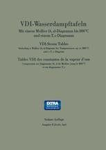 VDI-Wasserdampftafeln bis 800 Grad C / VDI-Steam Tables / Tables VDI ...