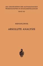 Absolute Analysis | Springer Nature Link