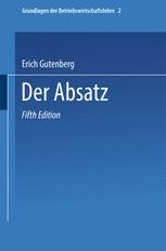 Der Absatz | SpringerLink