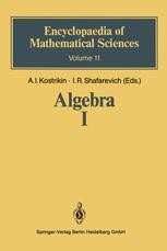 Algebra I: Basic Notions of Algebra | Springer Nature Link (formerly ...
