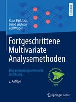 Fortgeschrittene Multivariate Analysemethoden: Eine anwendungsorientierte Einführung | SpringerLink