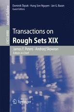Transactions on Rough Sets XIX | SpringerLink