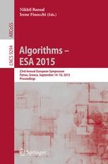 Algorithms - ESA 2015: 23rd Annual European Symposium, Patras, Greece ...