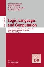 Logic, Language, and Computation: 11th International Tbilisi Symposium ...