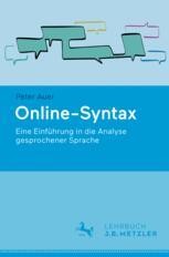 Online-Syntax: Eine Einführung in die Analyse gesprochener Sprache ...