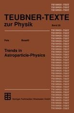 Trends in Astroparticle-Physics | SpringerLink