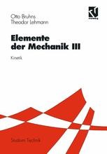 Elemente der Mechanik III: Kinetik | Springer Nature Link (formally SpringerLink)