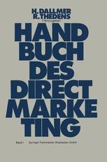 Handbuch des Direct-Marketing | SpringerLink