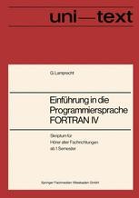 Einführung in die Programmiersprache FORTRAN IV: Anleitung zum Selbststudium | SpringerLink