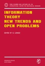 Information Theory New Trends and Open Problems | SpringerLink