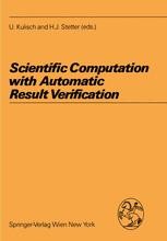 Scientific Computation with Automatic Result Verification | SpringerLink
