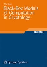 Black-Box Models of Computation in Cryptology | SpringerLink