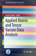 Applied Matrix and Tensor Variate Data Analysis | SpringerLink