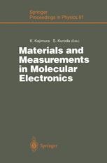 Materials and Measurements in Molecular Electronics: Proceedings of the ...