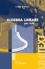 Algebra lineare: per tutti | SpringerLink