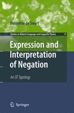 Expression and Interpretation of Negation: An OT Typology | Springer ...