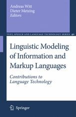 Linguistic Modeling of Information and Markup Languages: Contributions ...