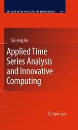 Applied Time Series Analysis and Innovative Computing | SpringerLink