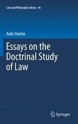 Essays on the Doctrinal Study of Law | SpringerLink