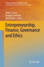 Entrepreneurship, Finance, Governance and Ethics | SpringerLink