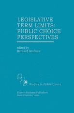 Legislative Term Limits: Public Choice Perspectives | Springer Nature ...