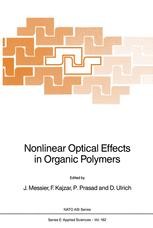 Nonlinear Optical Effects in Organic Polymers | SpringerLink