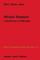 Michael Dummett: Contributions to Philosophy | SpringerLink