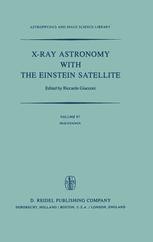 X-Ray Astronomy with the Einstein Satellite: Proceedings of the High ...