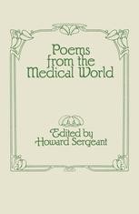 Poems from the Medical World: A Falcon House Anthology | SpringerLink