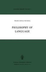 Philosophy of Language | Springer Nature Link