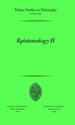 Epistemology II | SpringerLink
