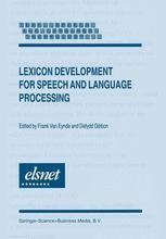 Lexicon Development for Speech and Language Processing | SpringerLink