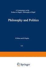 Philosophy and Politics: A Commentary on the Preface to Hegel’s ...