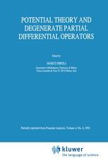 Potential Theory and Degenerate Partial Differential Operators | SpringerLink