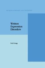 Written Expression Disorders | Springer Nature Link (formally SpringerLink)